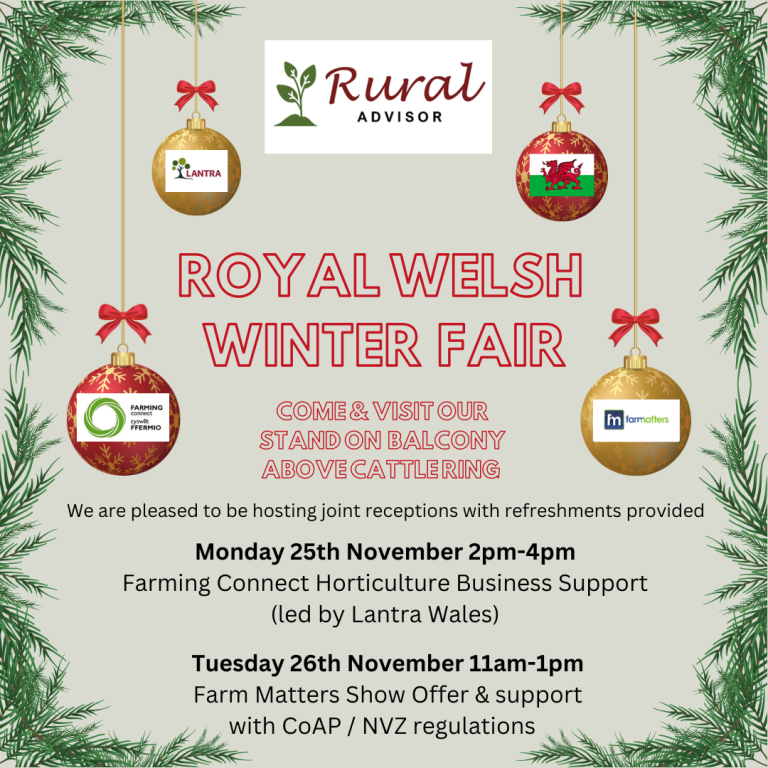 Royal Welsh Winter Fair Invitation - Rural Advisor